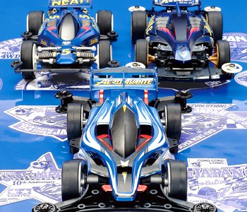 The history of Tamiya Mini 4WD in nice artistic photo arrangements ...