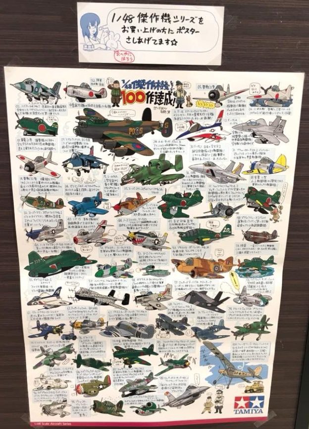 Tamiya 1/48 Scale Aircraft Nostalgic Poster - TamiyaBlog