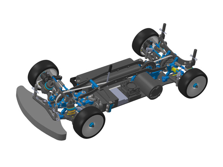 First CAD image of Tamiya TA07 MS Chassis which is under development ...