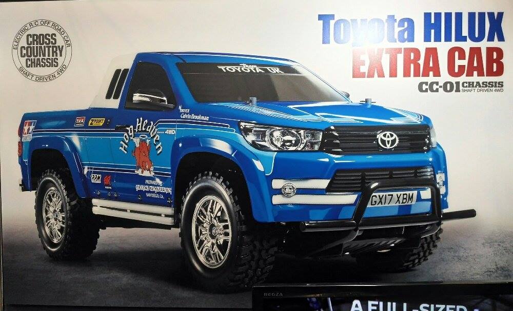 Tamiya 58663 Toyota Hilux Extra Cab CC-01 Chassis @ Tamiya Fair 2018 ...