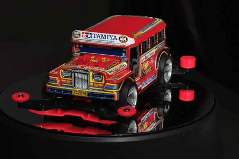 Special Philippines Mini 4WD Tamiya 18717 Dyipne Jeepney (FM-A Chassis ...