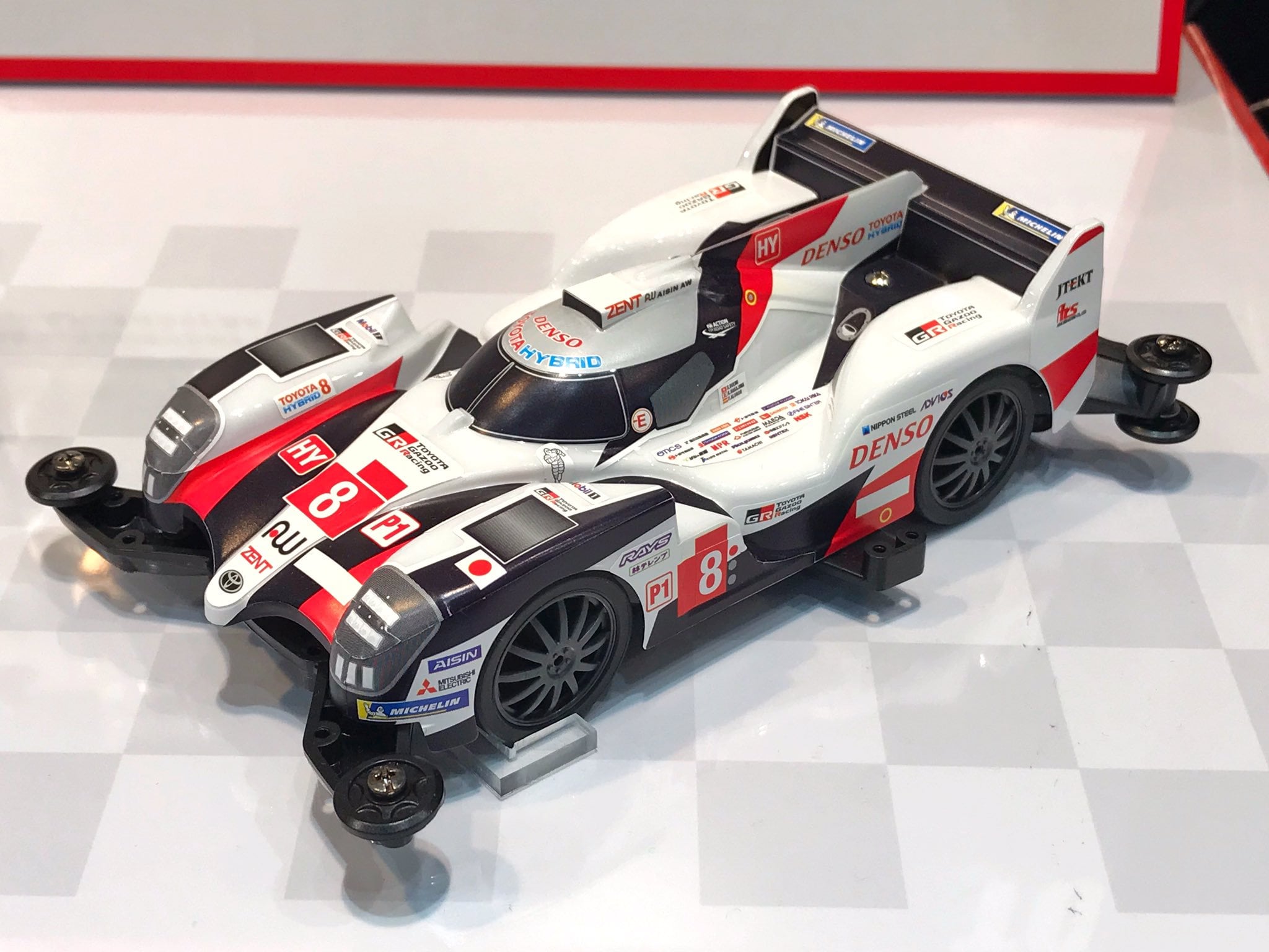Detail photos and videos of the new Tamiya Mini 4WD shown at the 59th ...