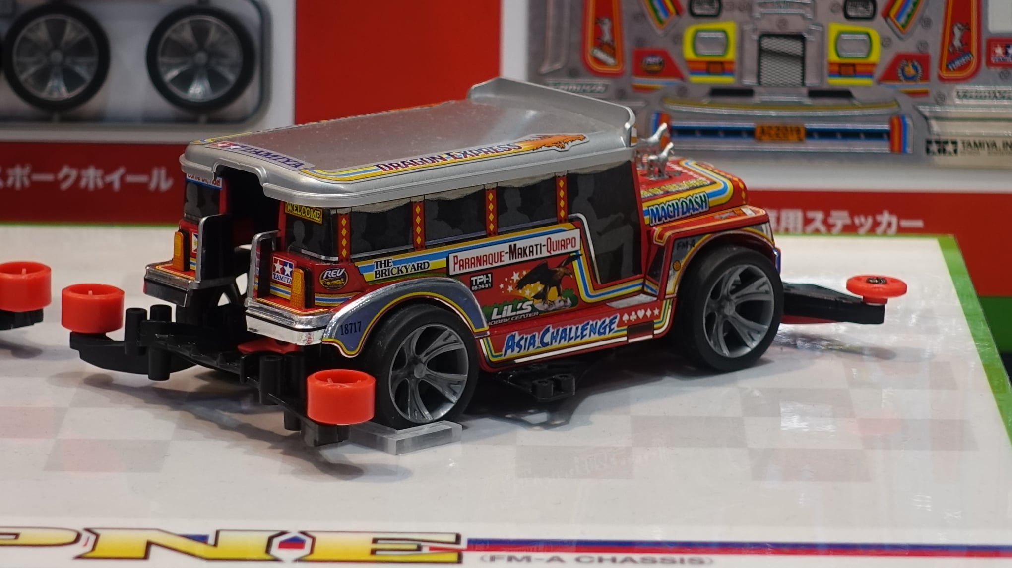 Detail photos and videos of the new Tamiya Mini 4WD shown at the 59th ...