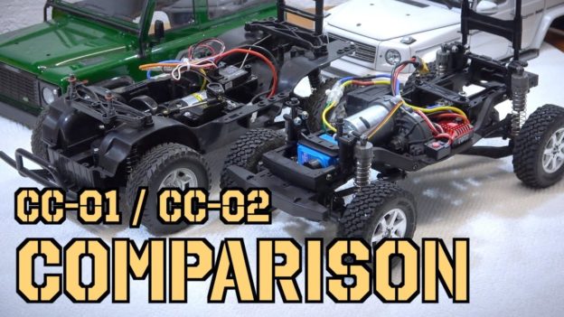 Matteo's Tamiya Cross Country Chassis CC-01 vs. CC-02 comparison video ...