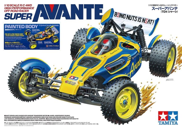 Limited Tamiya 47481 Super Avante TD4 (with Pre Painted Body) - TamiyaBlog