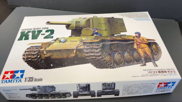 Tamiya 35375 1/35 Soviet Heavy Tank KV-2 kit preview video - TamiyaBlog