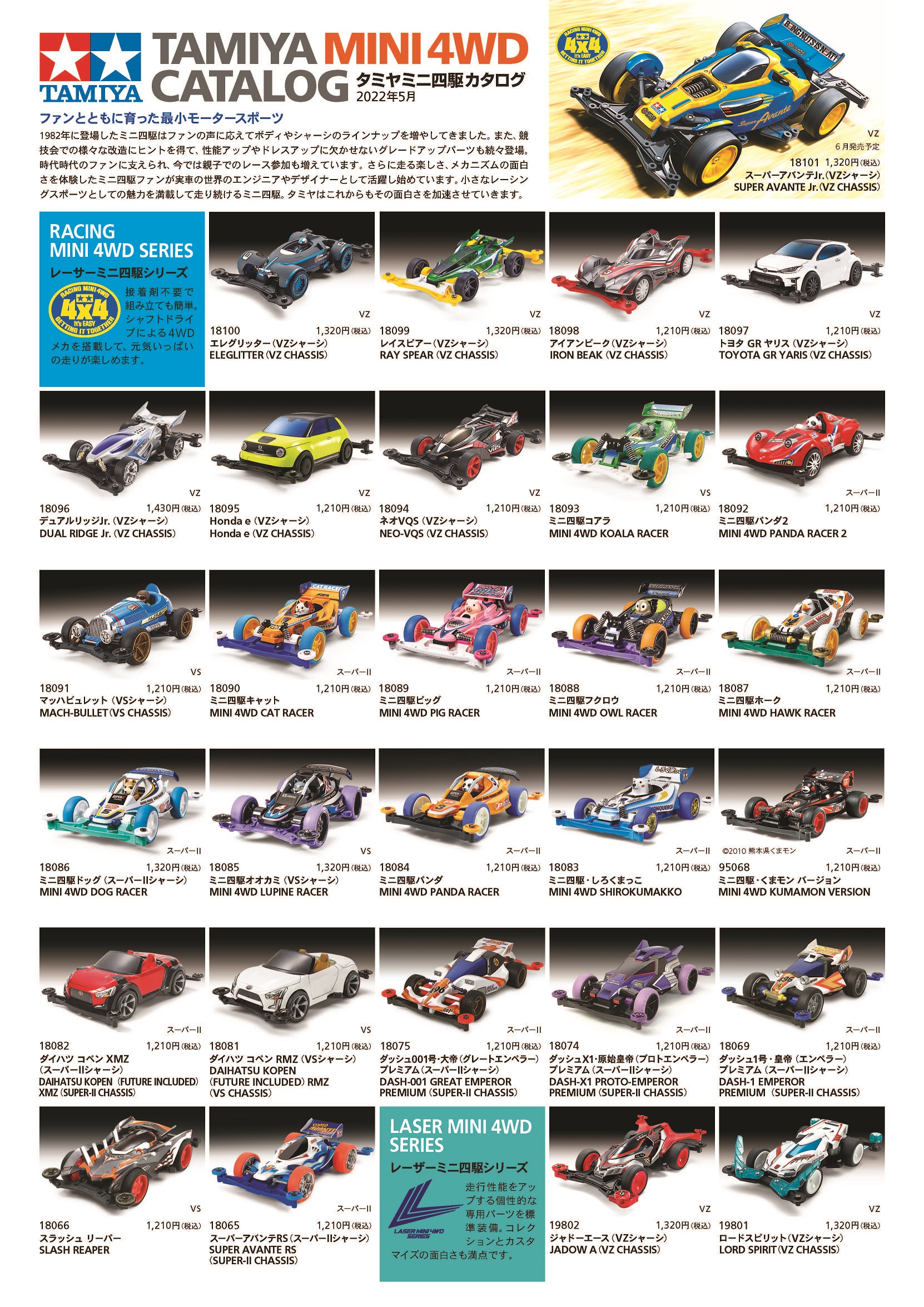 Tamiya Mini 4WD Catalogue 2022 5 For Free Download TamiyaBlog
