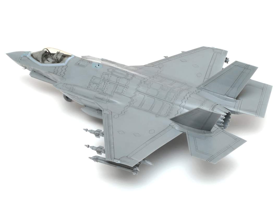 Detail photos of Tamiya 61124 Tamiya Lockheed Martin F-35A Lightning II ...