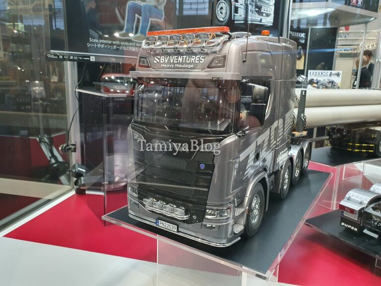Tamiya 56371 1/14 RC Scania 770S 8×4/4 at Nuremberg Toy Fair 2023 - TamiyaBlog