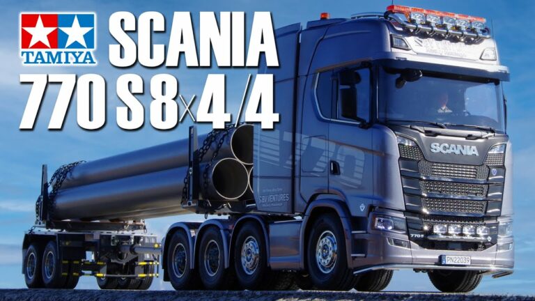Tamiya 56371 1/14 R/C Scania 770 S 8x4/4 official product video - TamiyaBlog