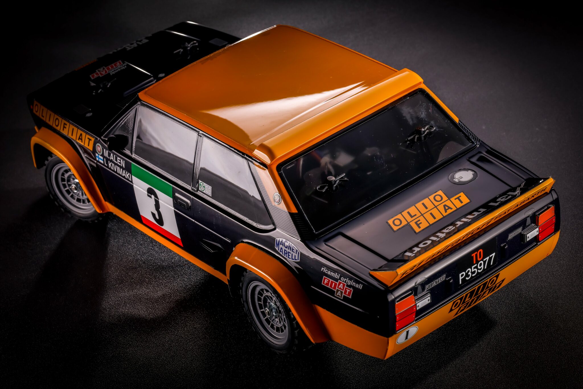 Some very nice shots of the Tamiya 58723 Fiat 131 Abarth Rally Olio ...