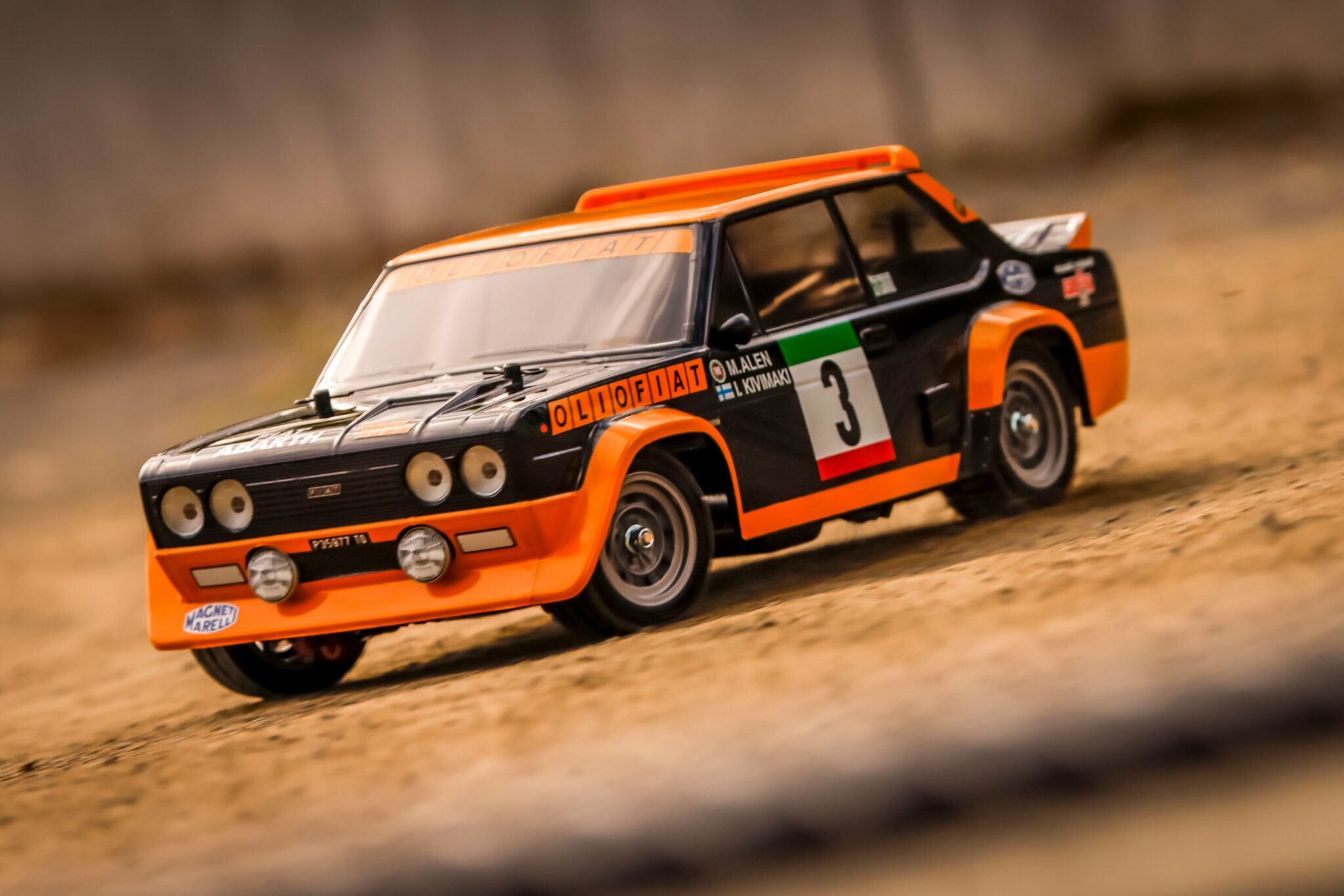Some very nice shots of the Tamiya 58723 Fiat 131 Abarth Rally Olio ...