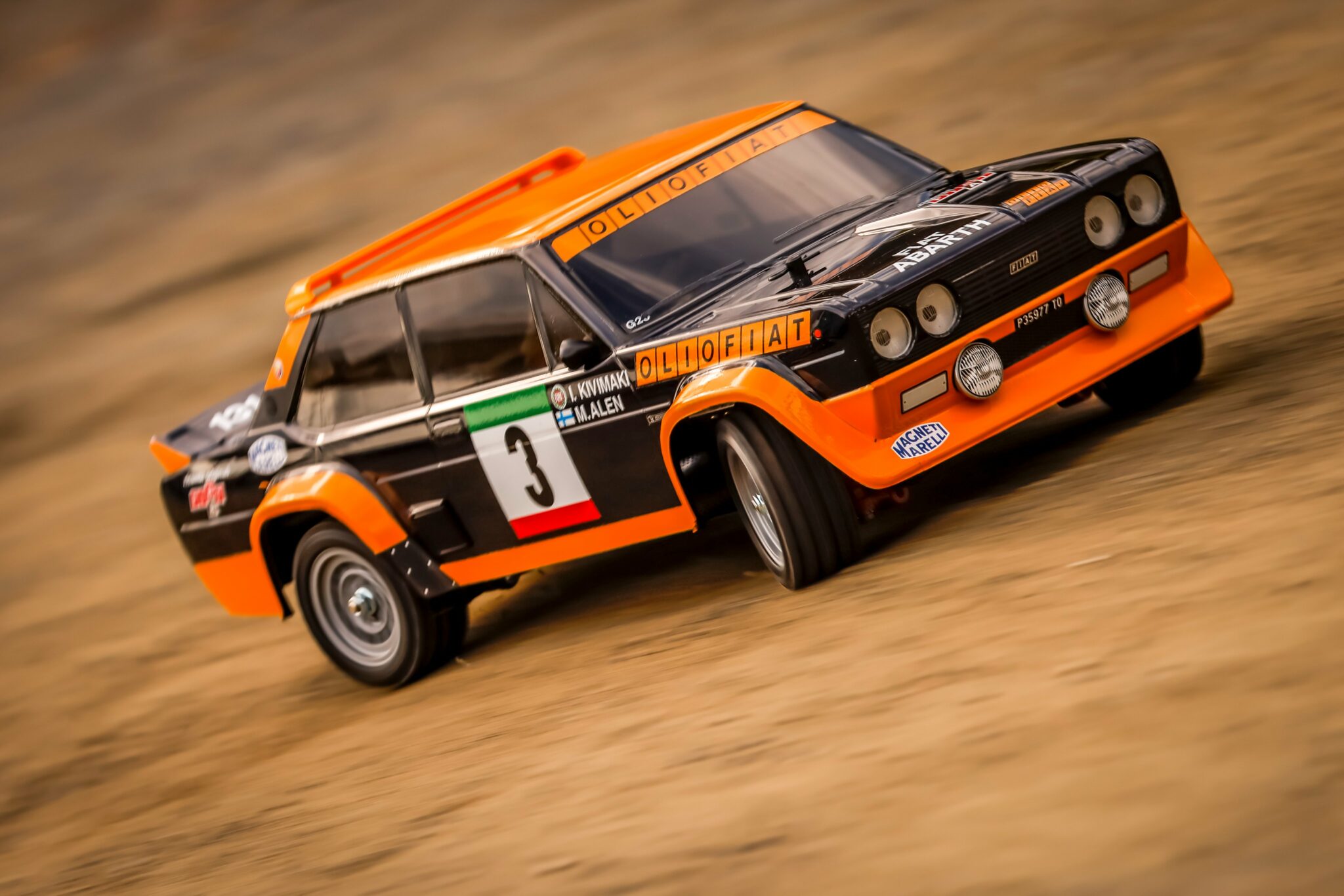 Some very nice shots of the Tamiya 58723 Fiat 131 Abarth Rally Olio ...