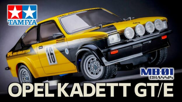 Official product video of Tamiya 58729 Opel Kadett GT/E MB-01 Chassis ...