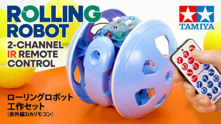 Official product video of Tamiya 70267 Rolling Robot (2-Channel IR ...