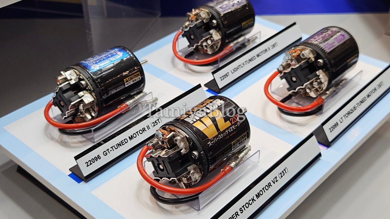 Tamiya New Brushed Motors at Nuremberg Toy Fair 2026 - TamiyaBlog