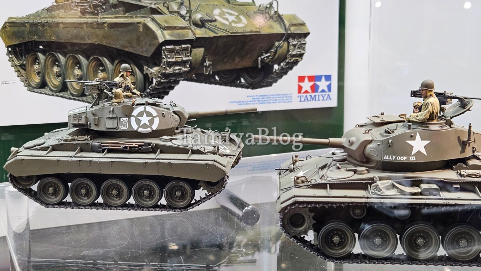 Tamiya 35391 U.S. Light Tank M24 Chaffee European Theater at Nuremberg ...