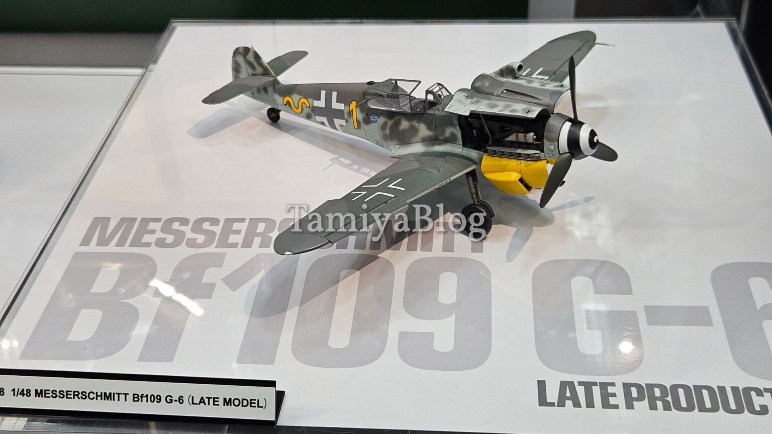 Tamiya 61128 Messerschmitt Bf109 G-6 (Late Model) at Nuremberg Toy Fair ...